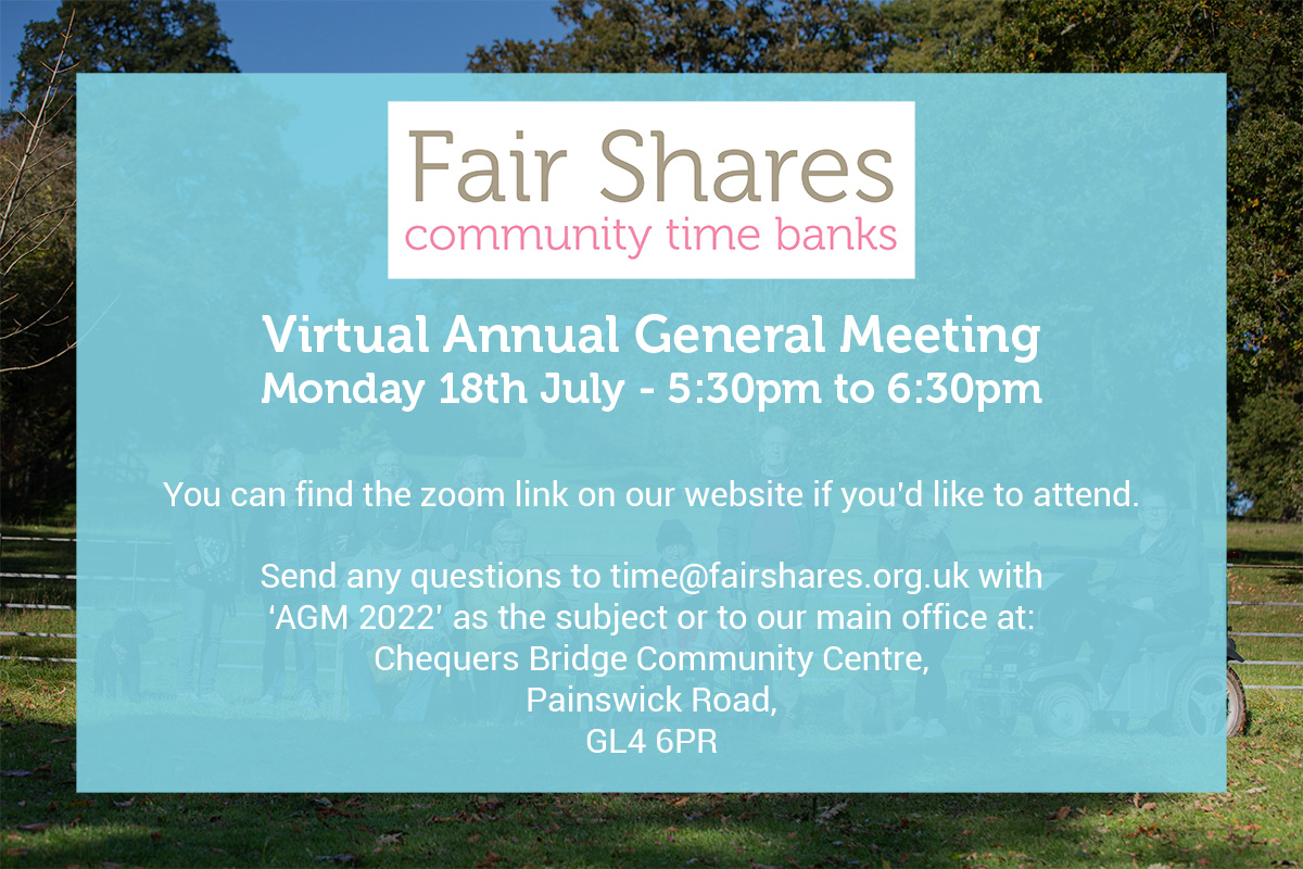 Fair Shares | Time Bank Resource Sharing Gloucestershire